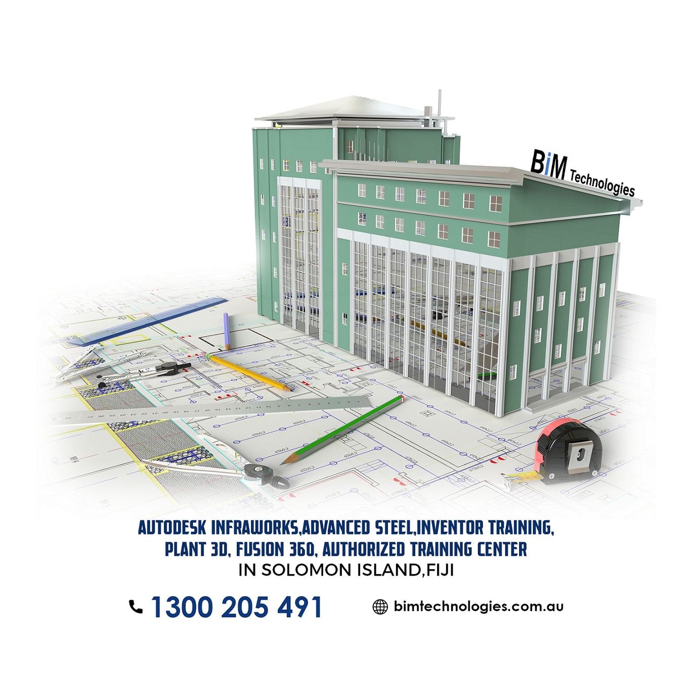 Autodesk infraworks,plant 3D, fusion 360,Solomon Island,Fiji