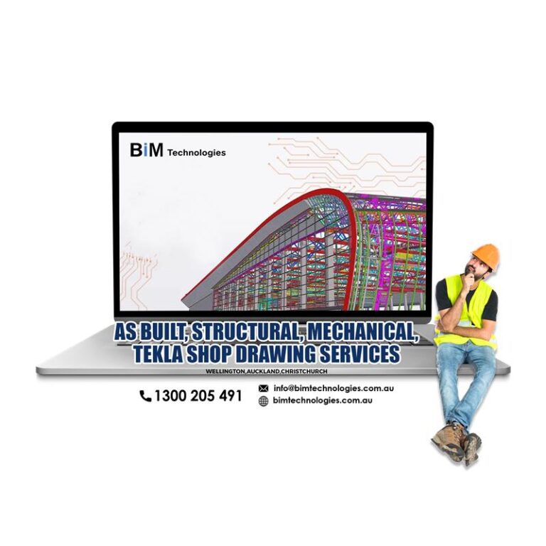 As built,structural,mechanical,tekla shop drawing services Wellington-bim